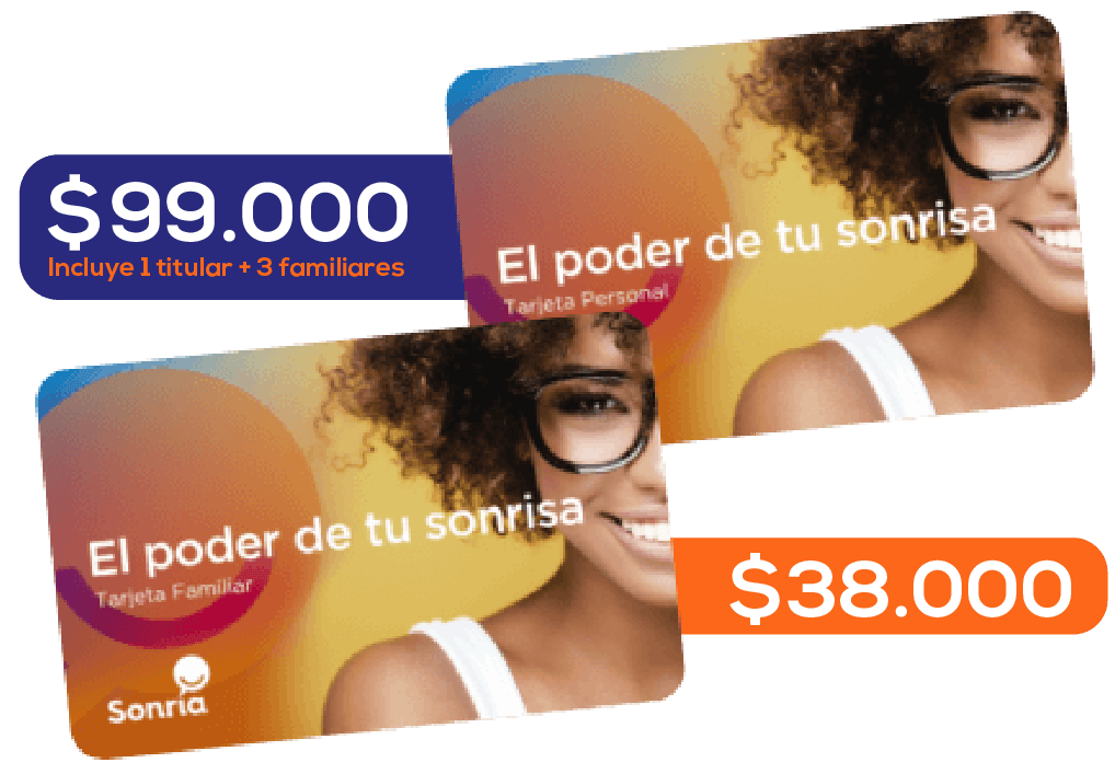 Tarjeta sonría - Sonria